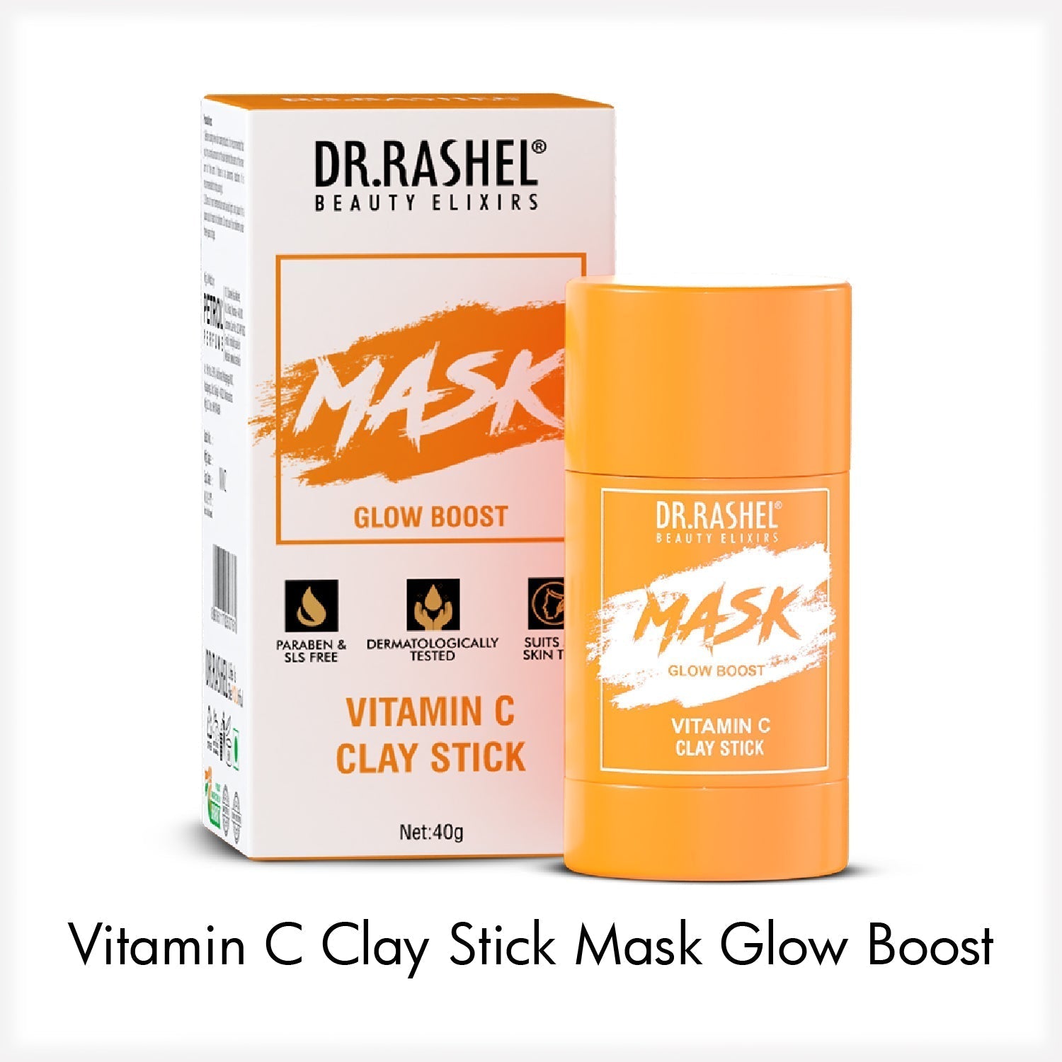 Vitamin C Clay Stick Mask for Glowing Face – Ishqara